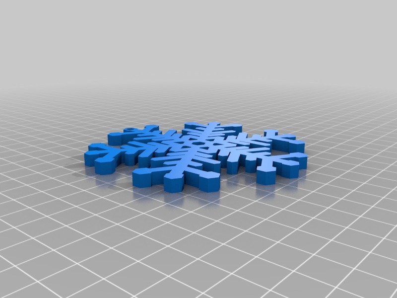 Traditional snowflake by Yella | Download free STL model | Printables.com