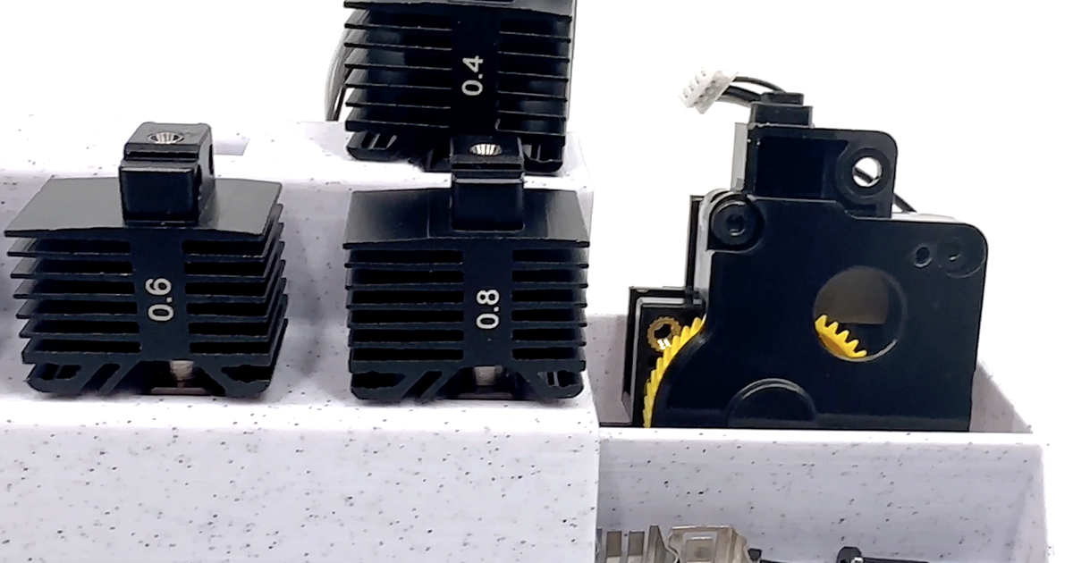 Bambu Lab X1 Nozzle Holder and storage remix Remixed by Fisheye_3d ...