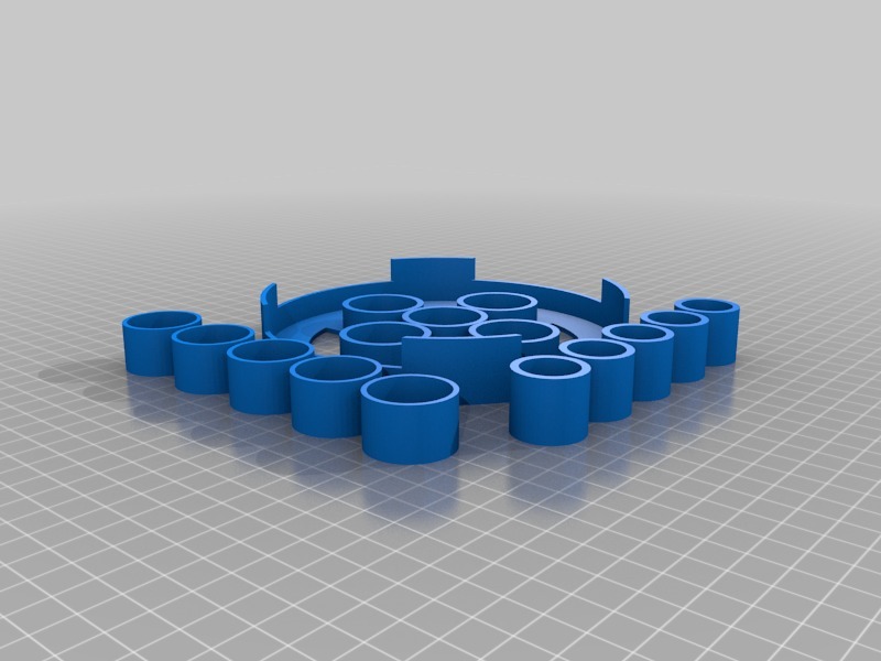 Vial holder for stirring multiple vials on lab stirrer/hotplate by bart ...