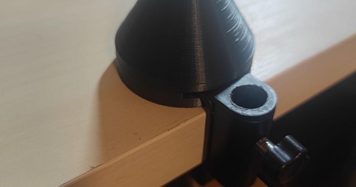 Better Base for cheap Mic Boom arms by einzigwahrerlukas | Download ...