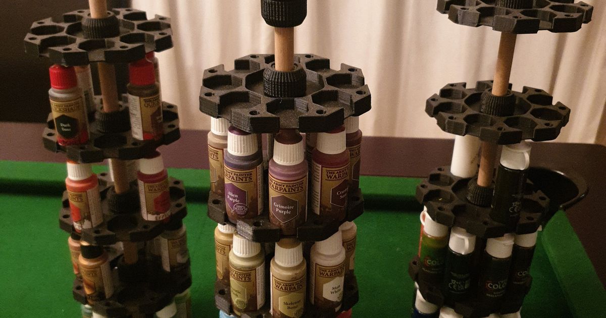 Paint Stack Storage by jacques_za | Download free STL model ...
