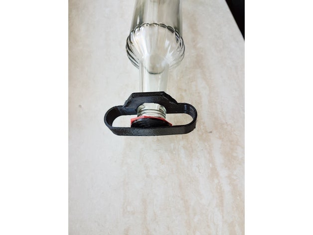 Spring loaded bottle cap by alu_buildplate | Download free STL model ...