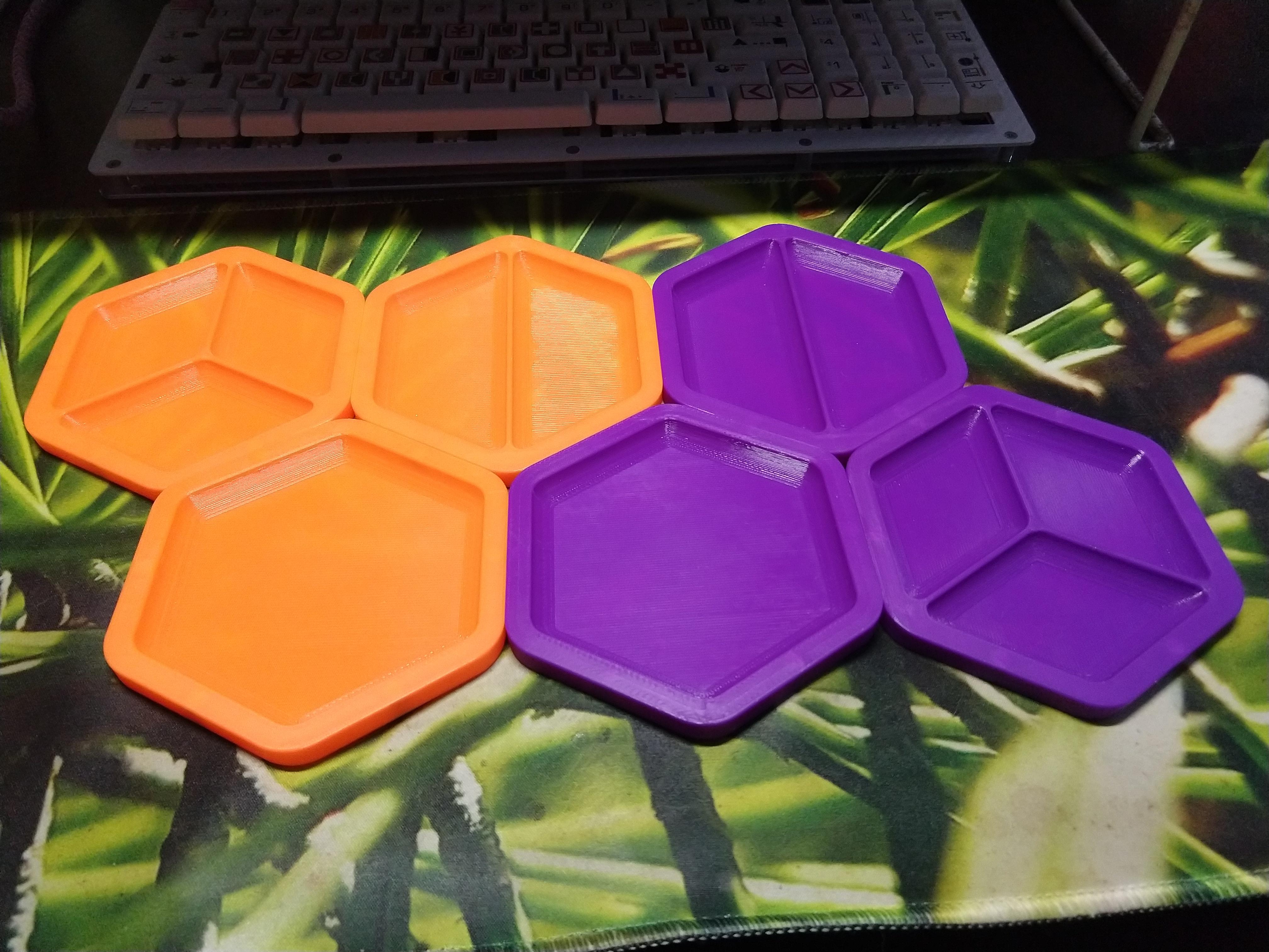 HexTrays - Hexagonal Stacking Parts Trays by donutcat | Download free ...