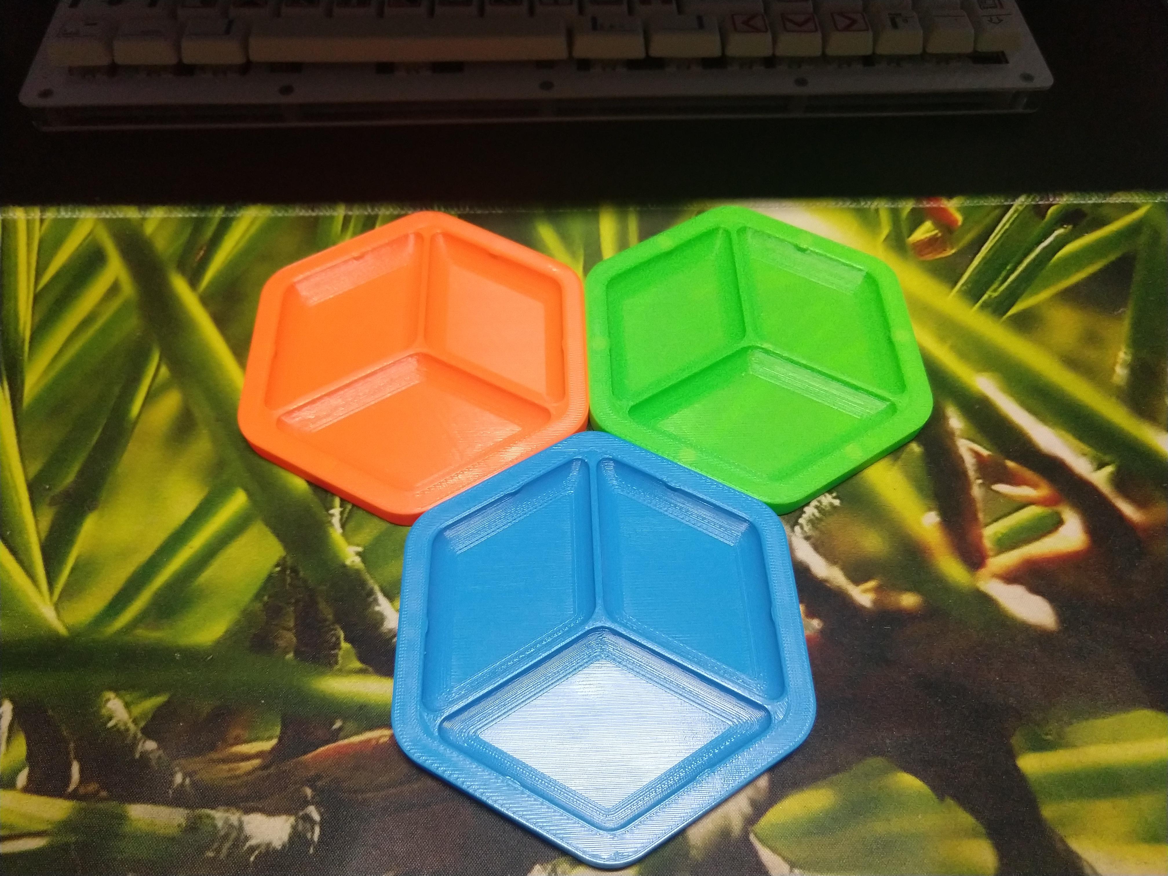 HexTrays - Hexagonal Stacking Parts Trays by donutcat | Download free ...