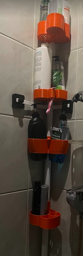 "Telescop" holder for bathroom by decoo | Download free STL model ...