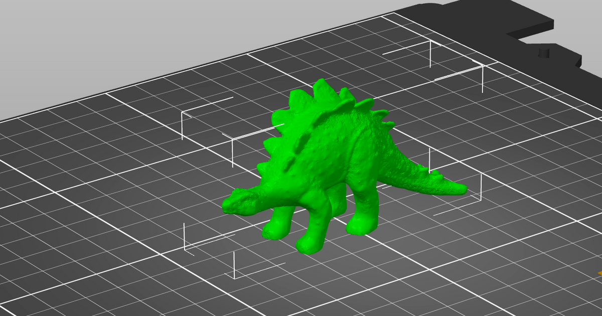 Stegosaurus model - scanned by Martin_au | Download free STL model ...