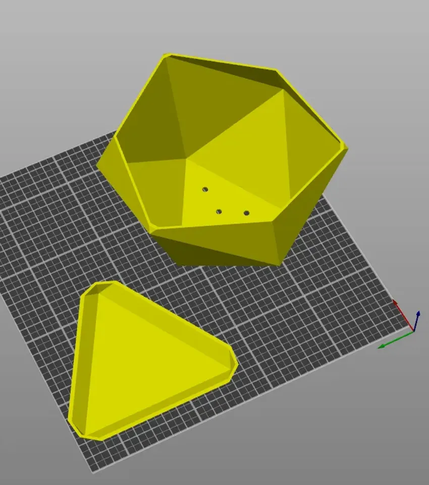 D20 Planter by Pliko | Download free STL model | Printables.com