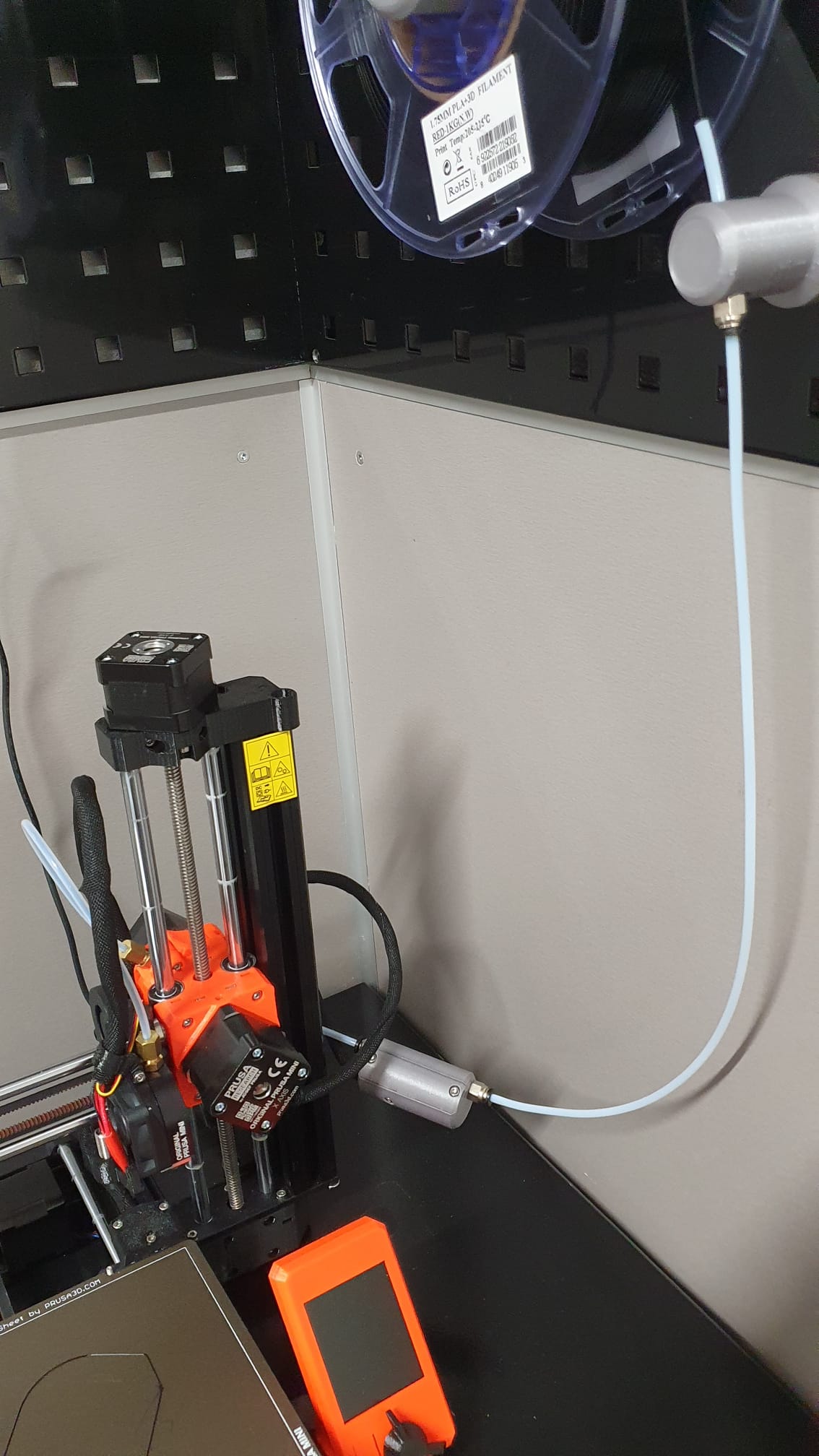 Improved Prusa Mini+ Filament Sensor with PTFE tube quick fittings by ...