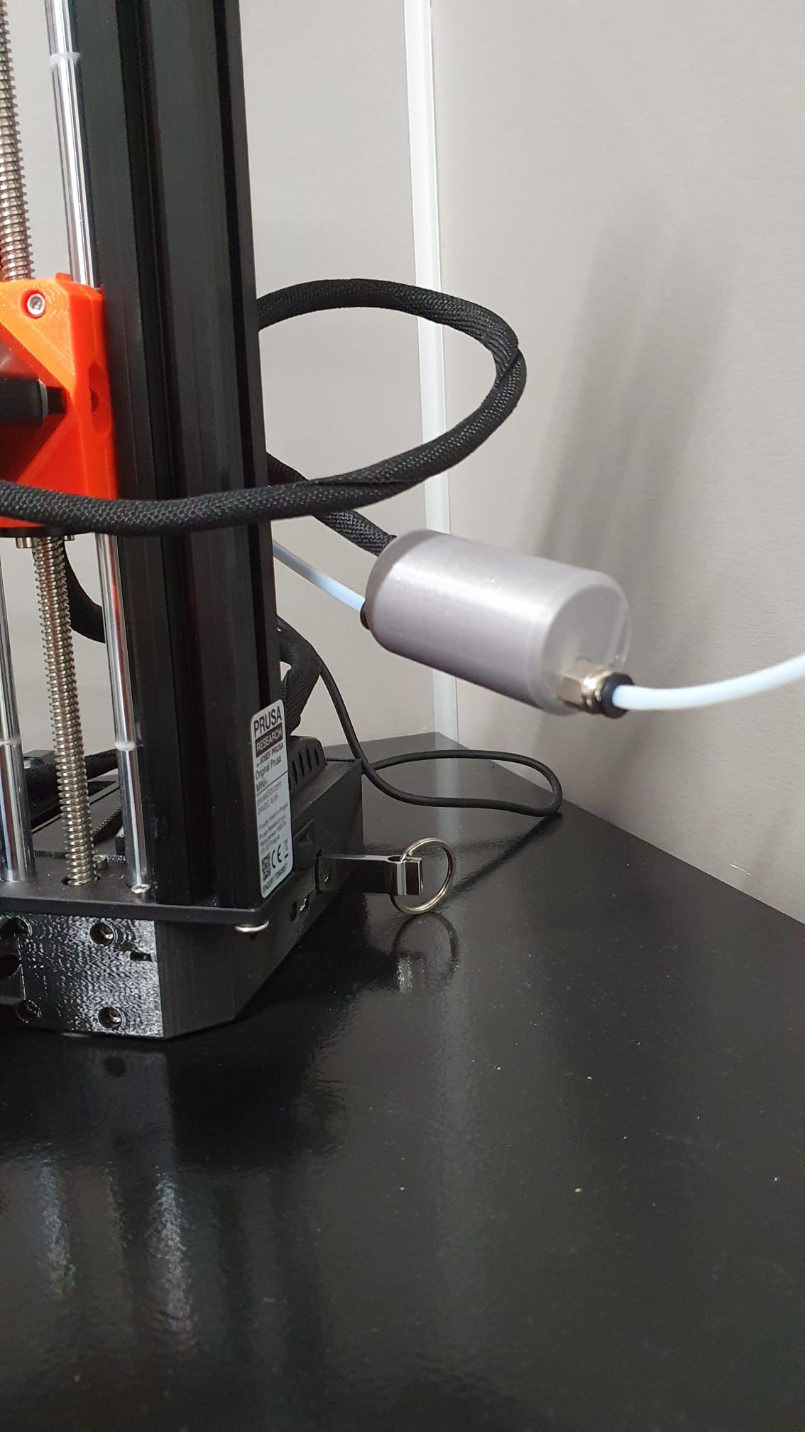 Improved Prusa Mini+ Filament Sensor with PTFE tube quick fittings by Mathieu | Download free ...