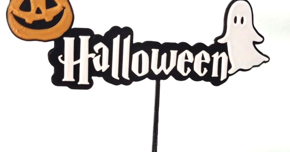 Halloween Cake Topper by HekMaker | Download free STL model ...