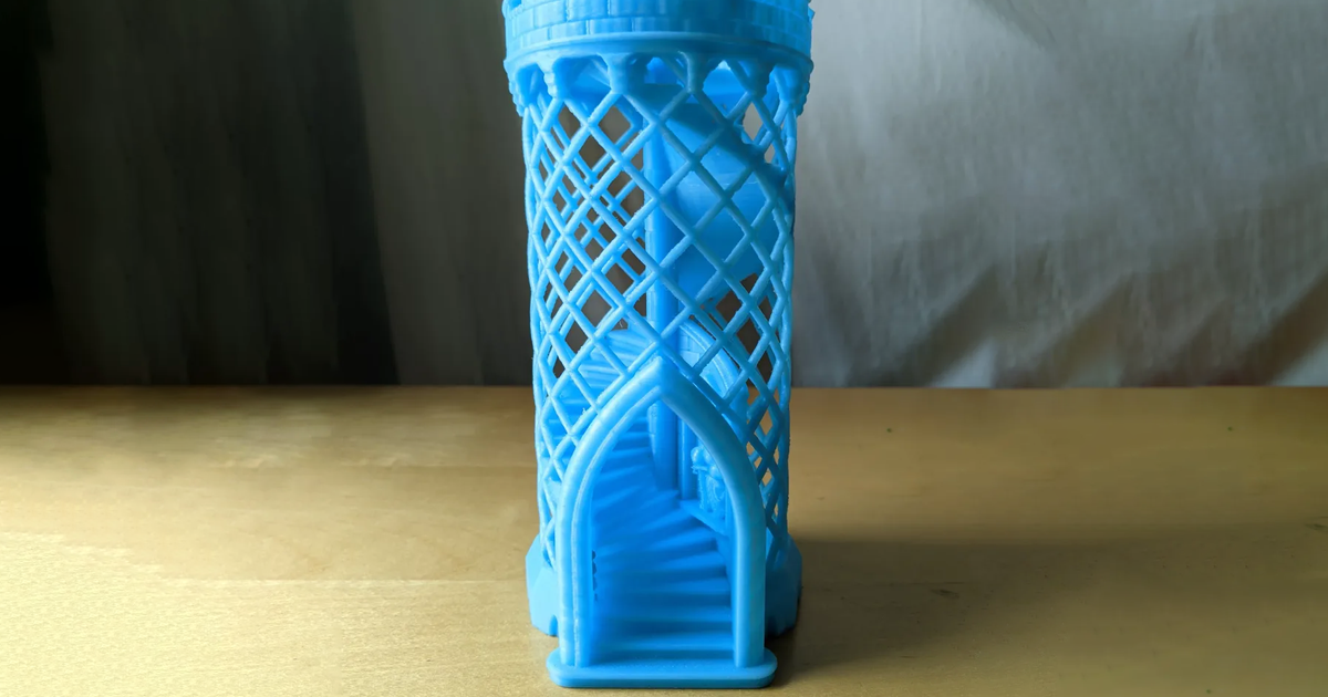 Print in Place Dice Tower por rcmz | Descargar modelo STL gratuito ...