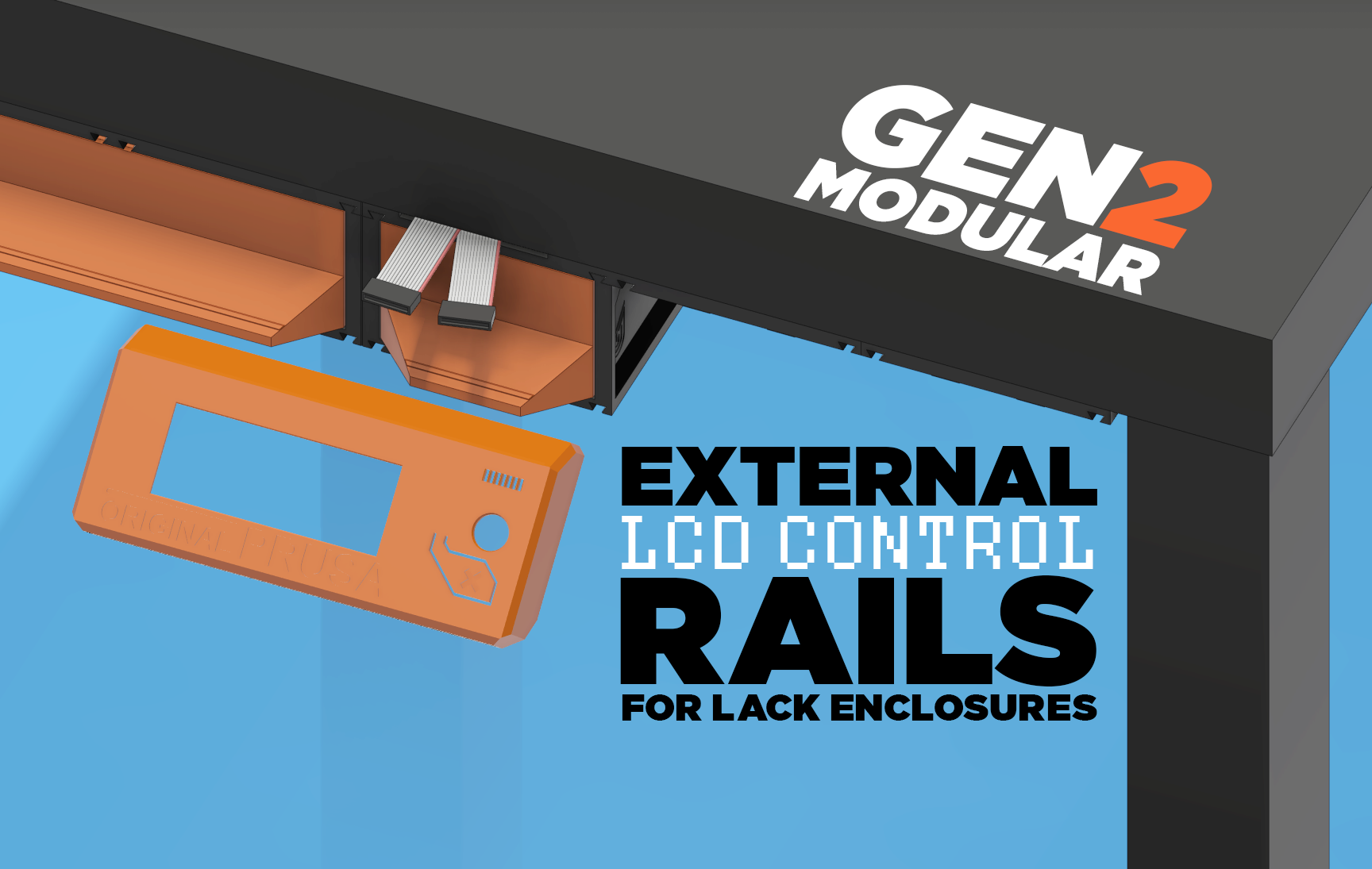 GEN2 External Control Rails for Lack Enclosures by Jerrari | Download ...