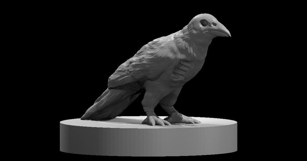 Zombie Raven by MZ4250 | Download free STL model | Printables.com