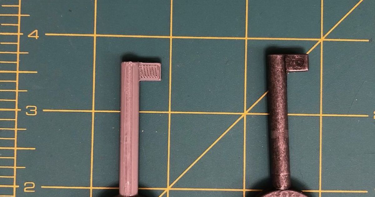 IKEA Hemnes Wardrobe Key by bazzoozzab | Download free STL model ...