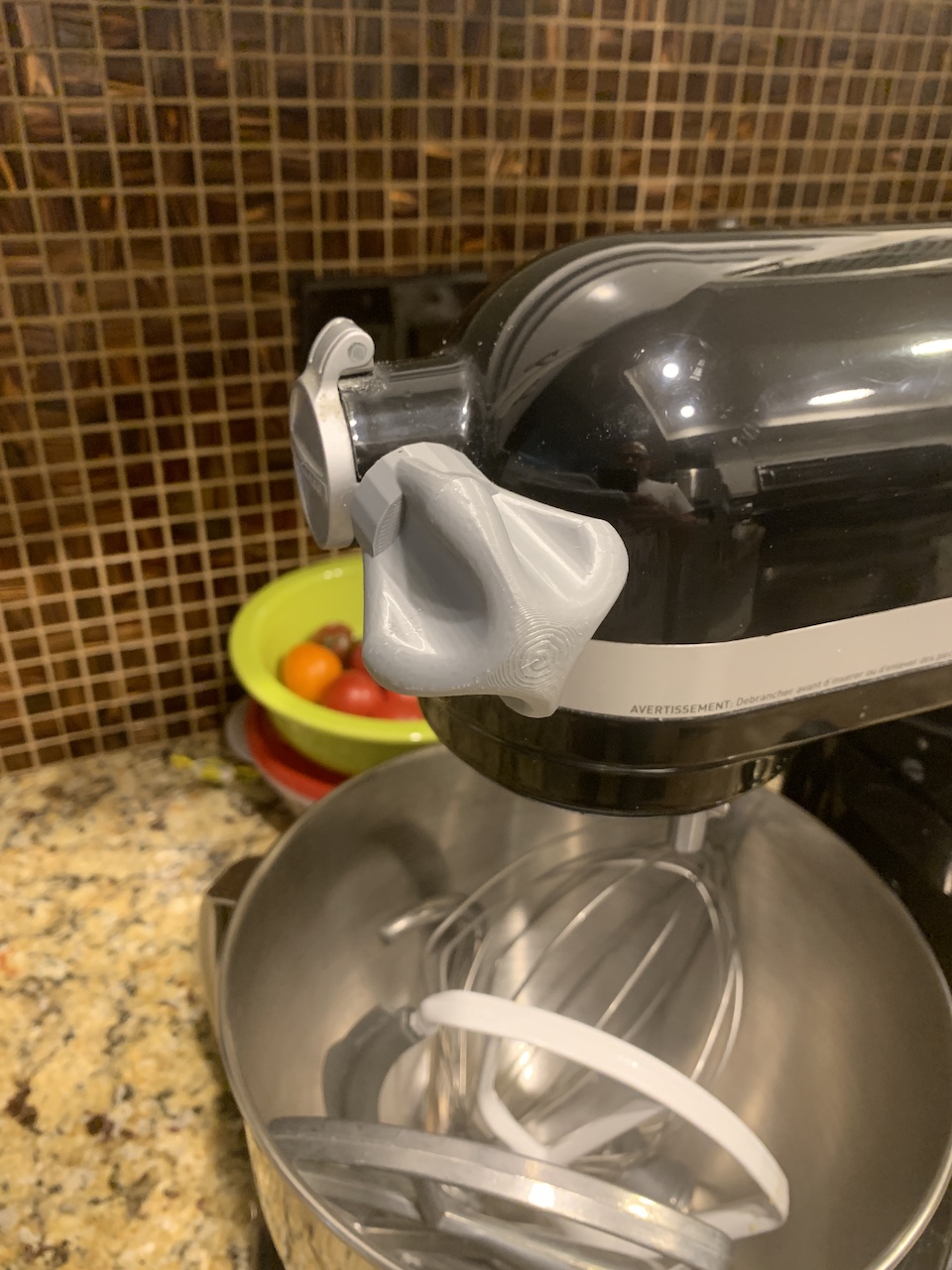 Kitchen Aid Mixer Handle by bazzoozzab | Download free STL model ...