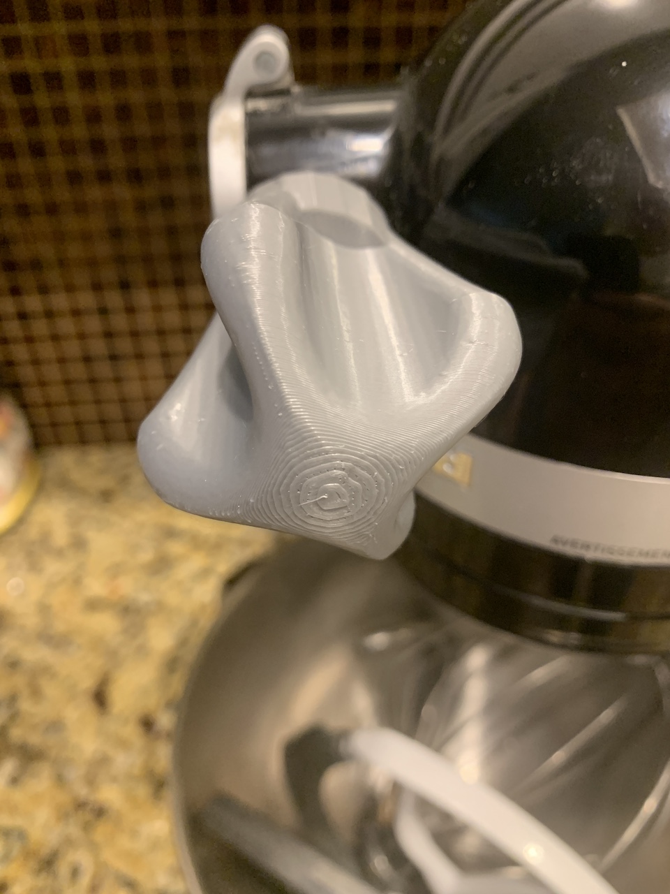 Kitchen Aid Mixer Handle by bazzoozzab | Download free STL model ...