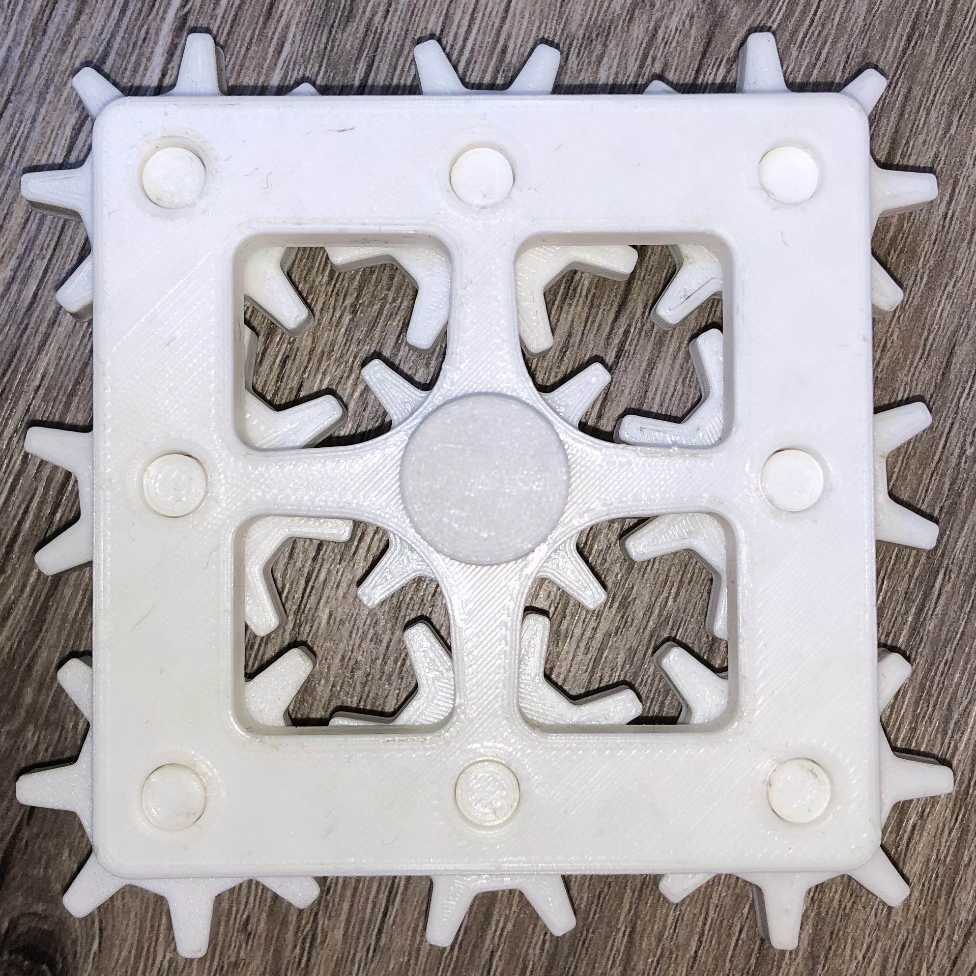 Gear fidget spinner by Levente Design | Download free STL model ...