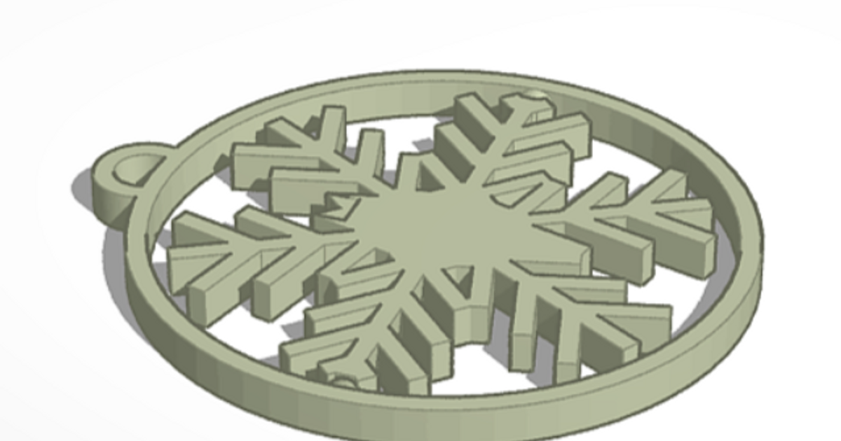 Simple snowflake by Ploranu | Download free STL model | Printables.com