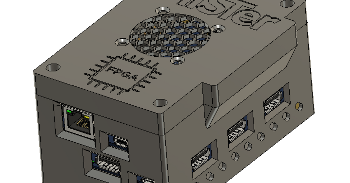 Mister FPGA custom box / case by ToTo | Download free STL model ...