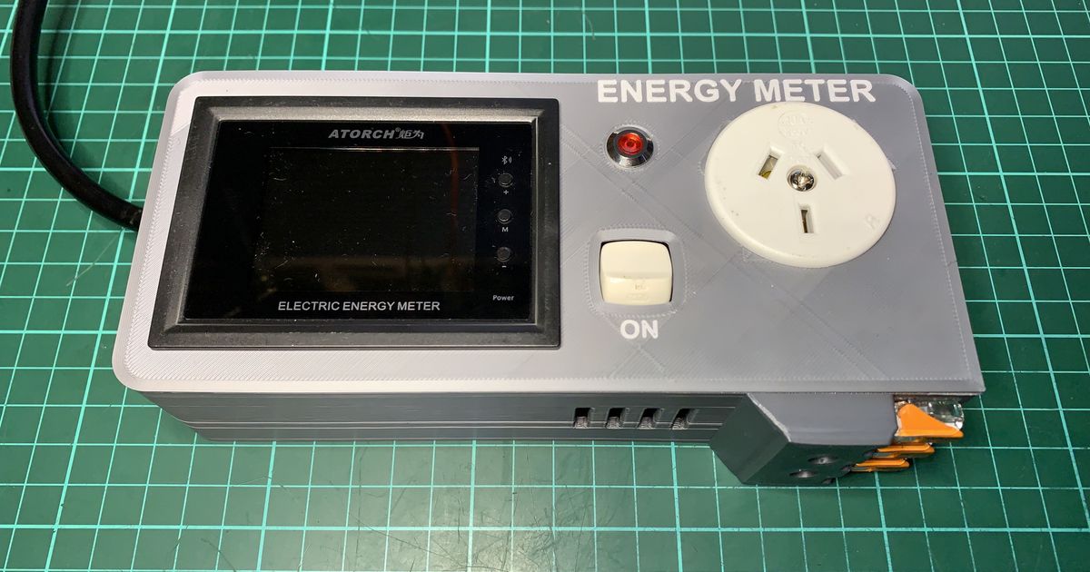 Atorch AT24C Energy Meter Case by Wiseone | Download free STL model ...