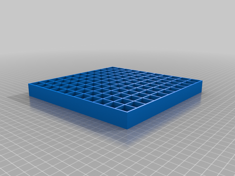 Grid for DIY Neopixel Matrix 11x11 with stand by Felix | Download free ...