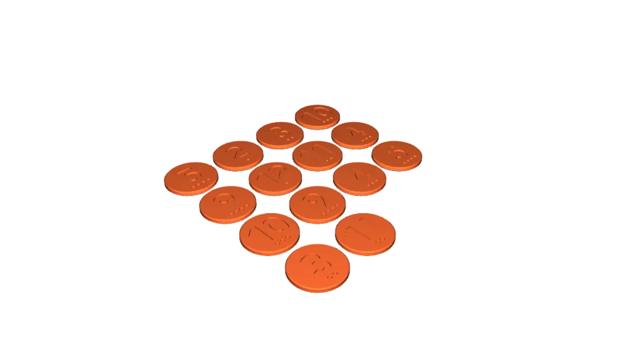 Catan Number Tokens by Matt Cooper | Download free STL model ...