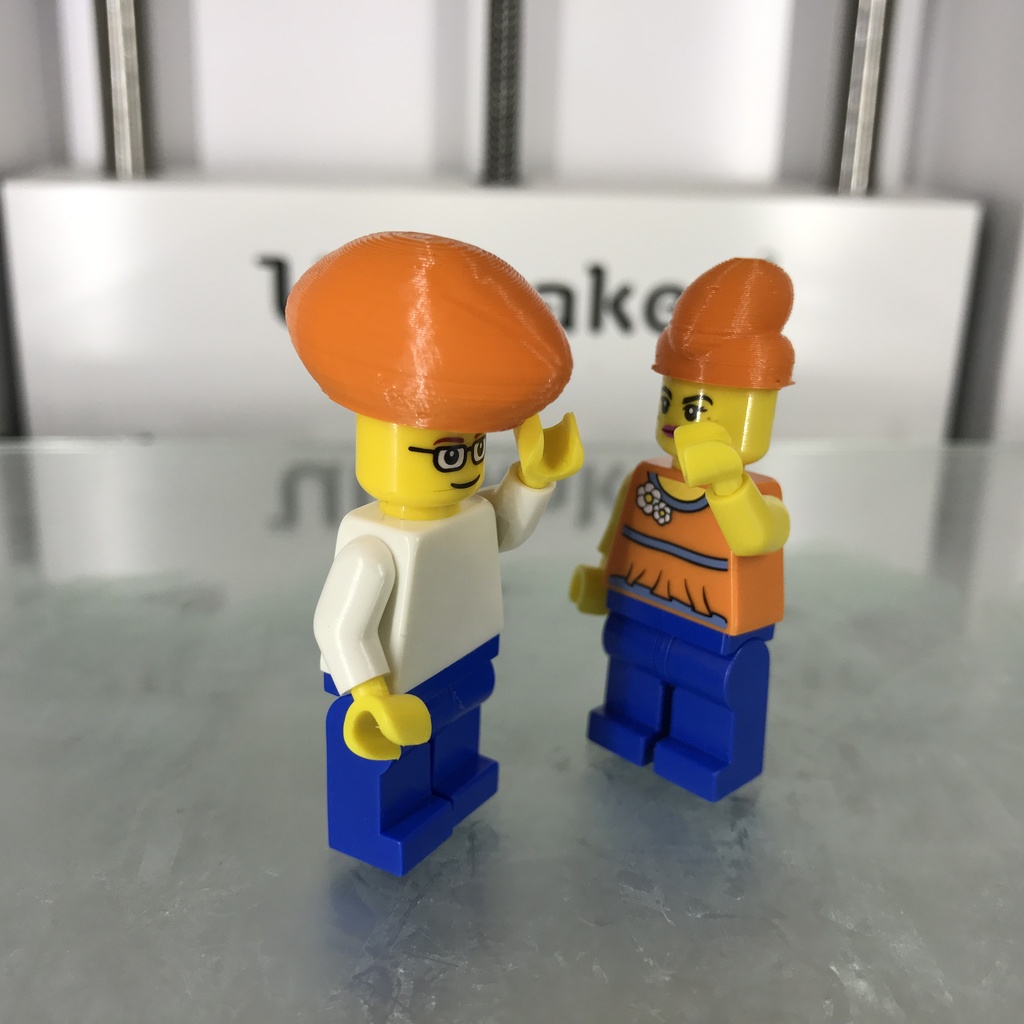 Minifig Football Hats by DesignMakeTeach | Download free STL model ...