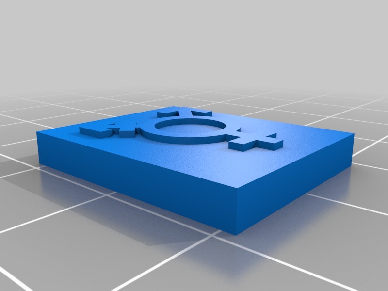 Minifig Transgender Sign by DesignMakeTeach | Download free STL model ...