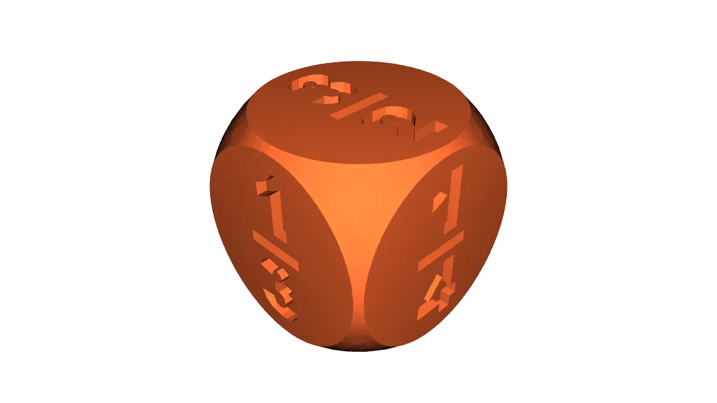 Fraction Dice by DesignMakeTeach | Download free STL model | Printables.com