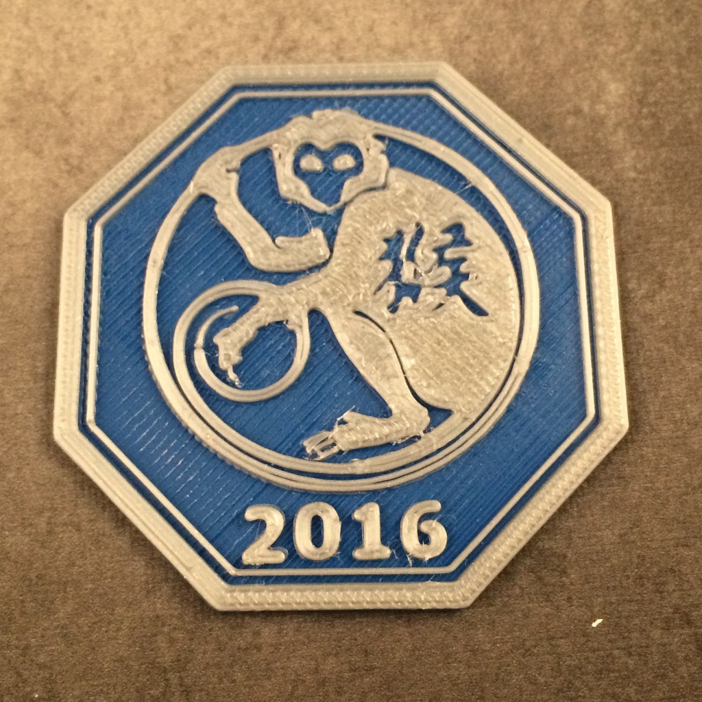 2016 Year of the Monkey Medallion by DesignMakeTeach | Download free ...