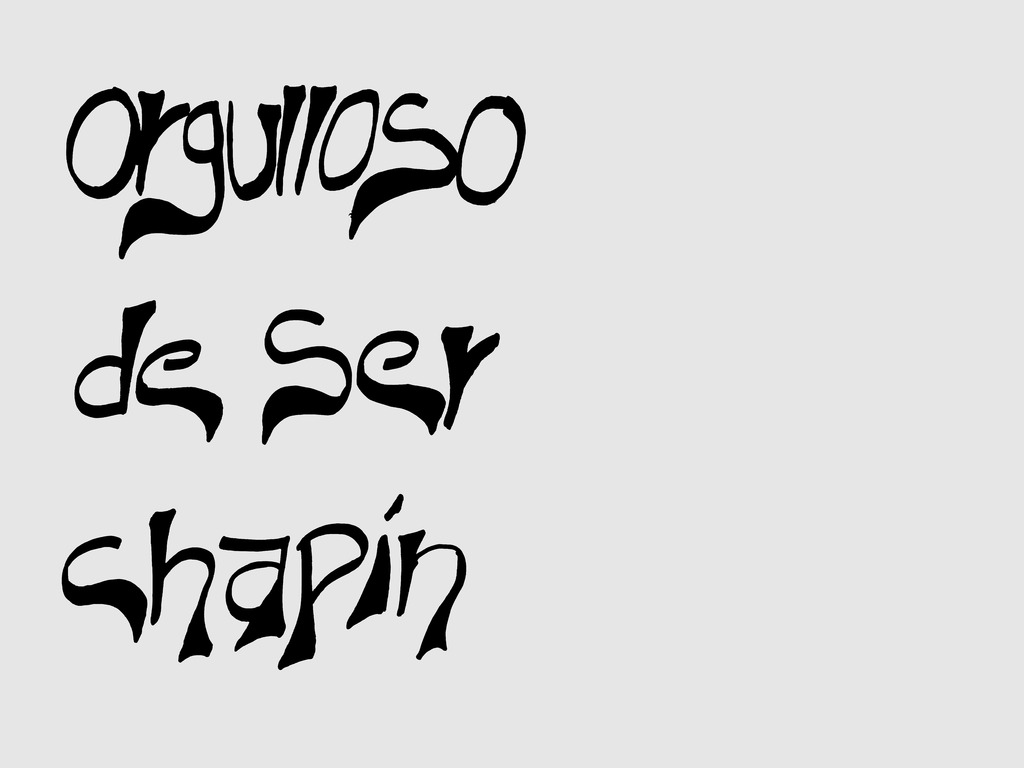 Orgulloso de ser Chapin by DesignMakeTeach | Download free STL model ...