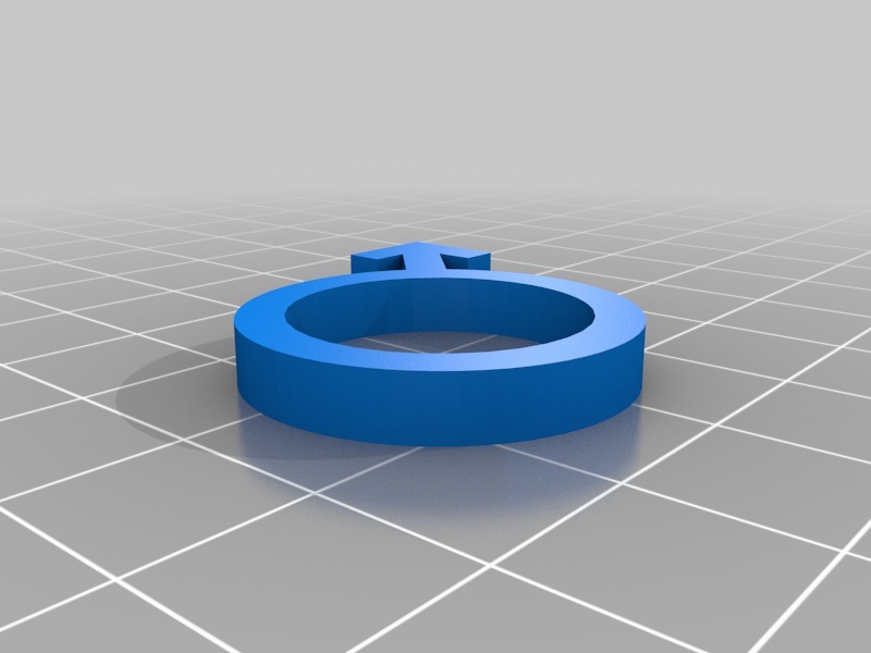 Iron Male Mars Symbol by DesignMakeTeach | Download free STL model ...