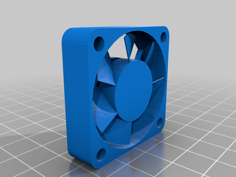 Axial Fan 40mm - Dummy by demetrius | Download free STL model | Printables.com