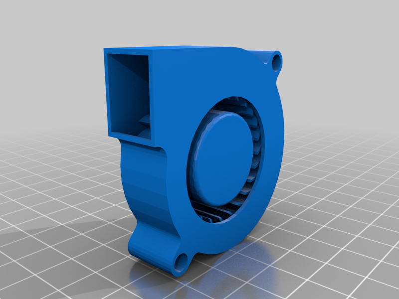 Radial Fan 50mm - Dummy by demetrius | Download free STL model ...