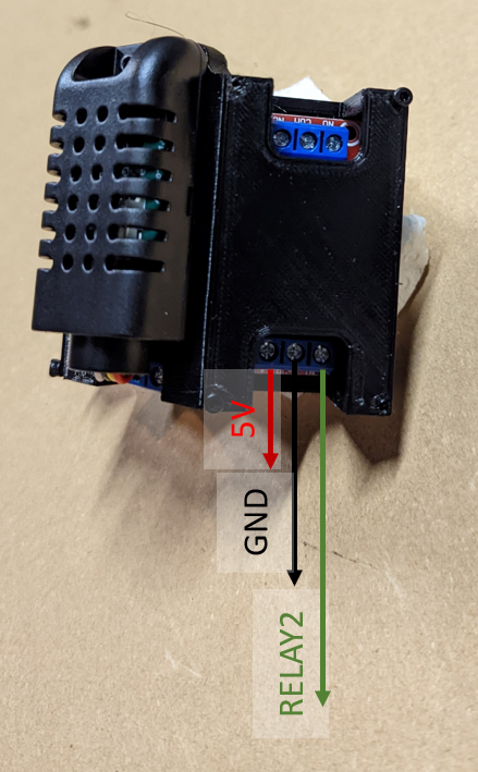 Lack Table Leg Relay and Temperature Sensor Holder by TiltedMag ...