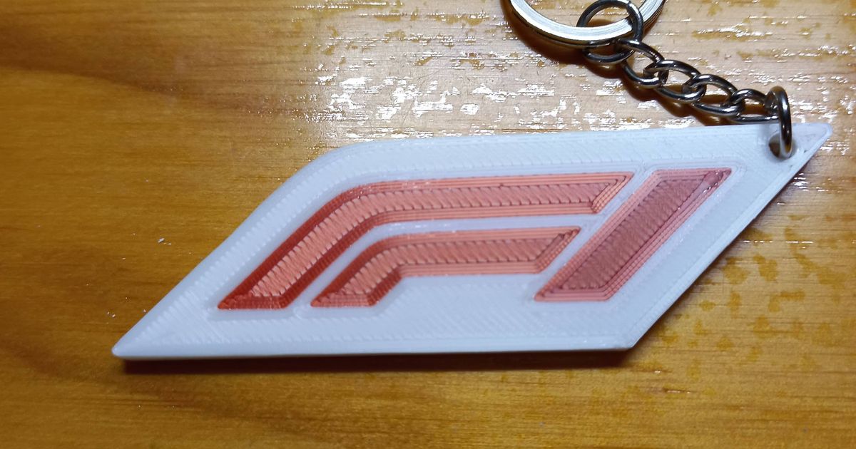 F1_Logo (keychain) by Carras_3d | Download free STL model | Printables.com