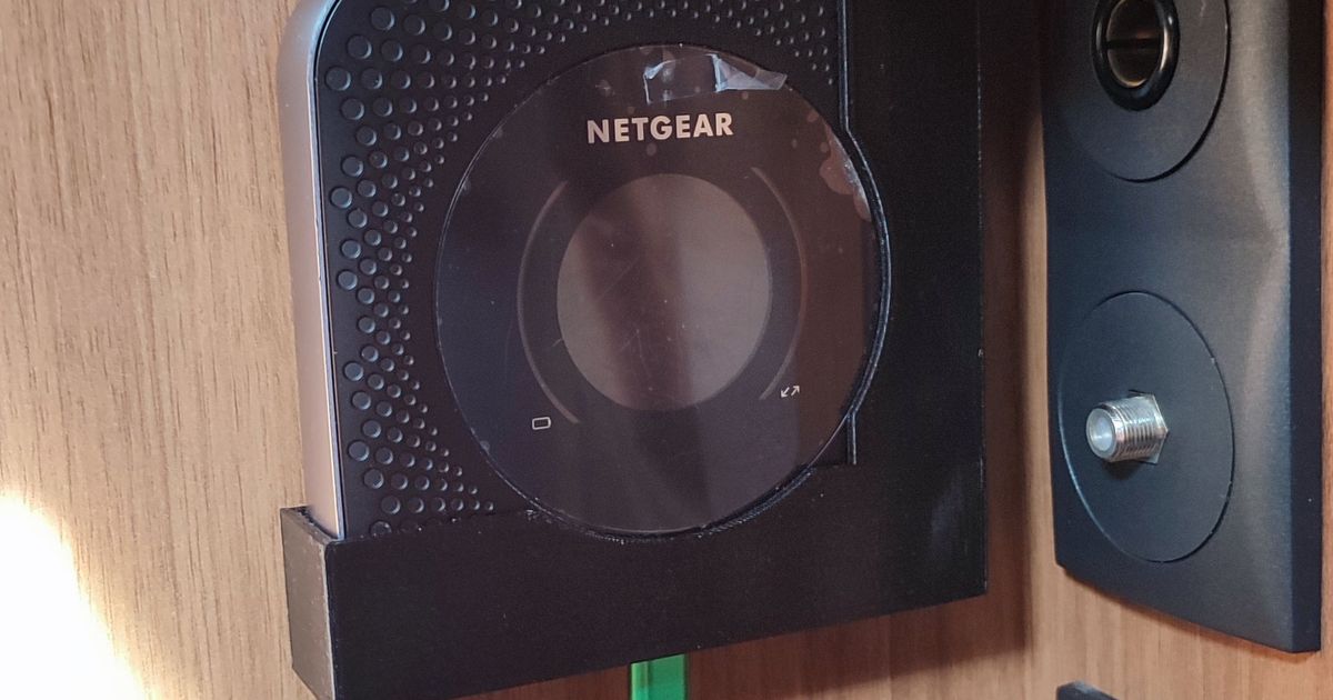 Netgear M1 Halter by KaMa | Download free STL model | Printables.com