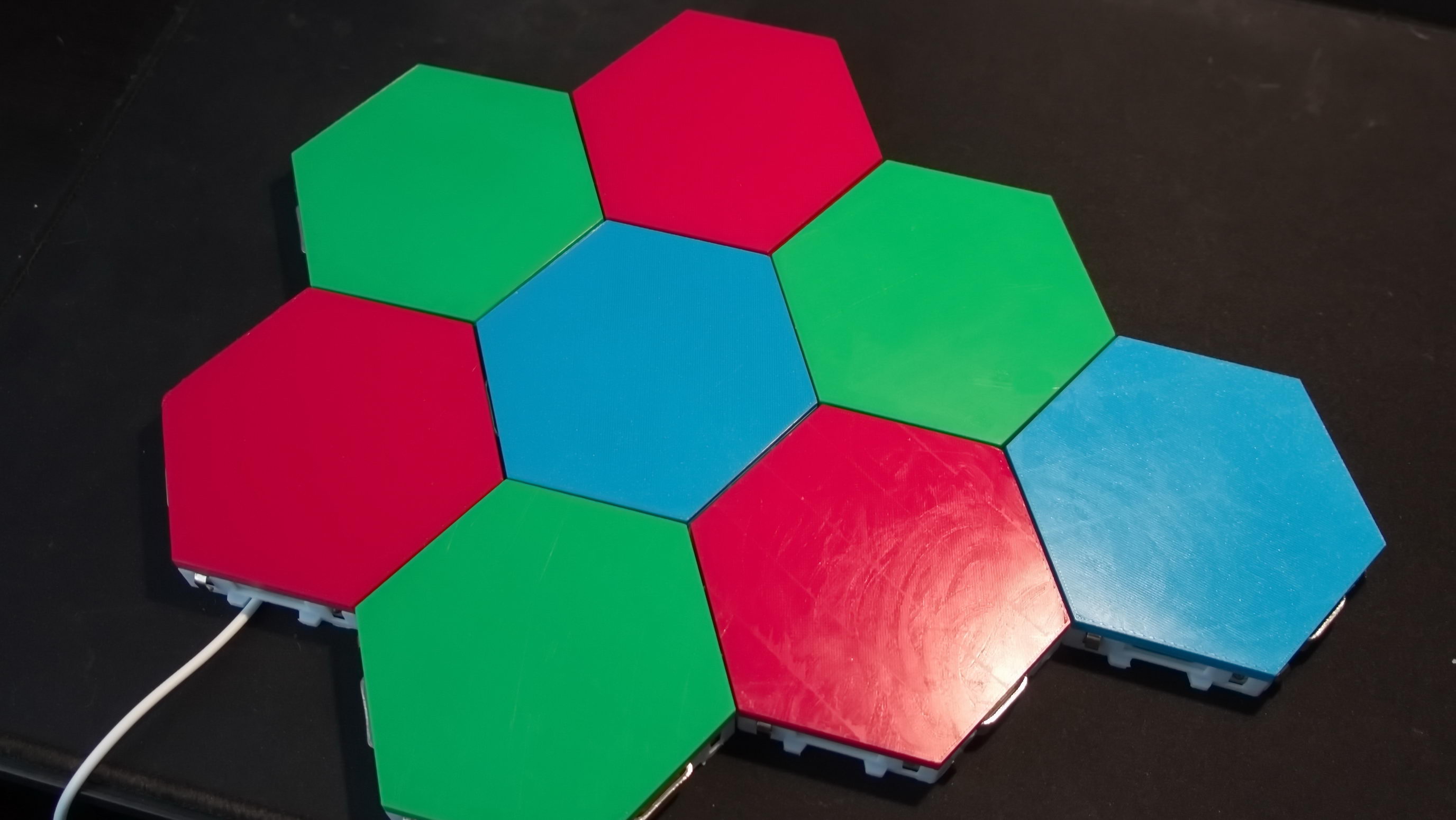 LED Hex Tile Cover by 3DLYX | Download free STL model | Printables.com