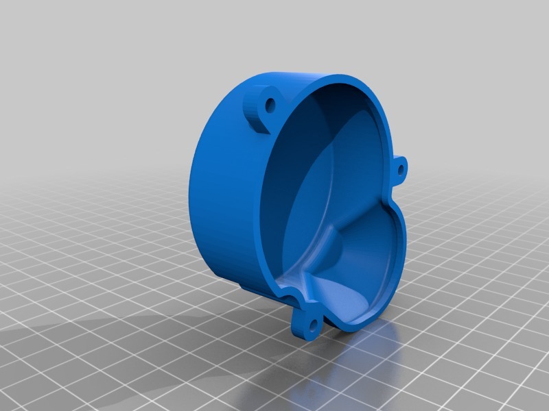 AX2 2 speed gearbox cover + servo mount by Woyta | Download free STL ...