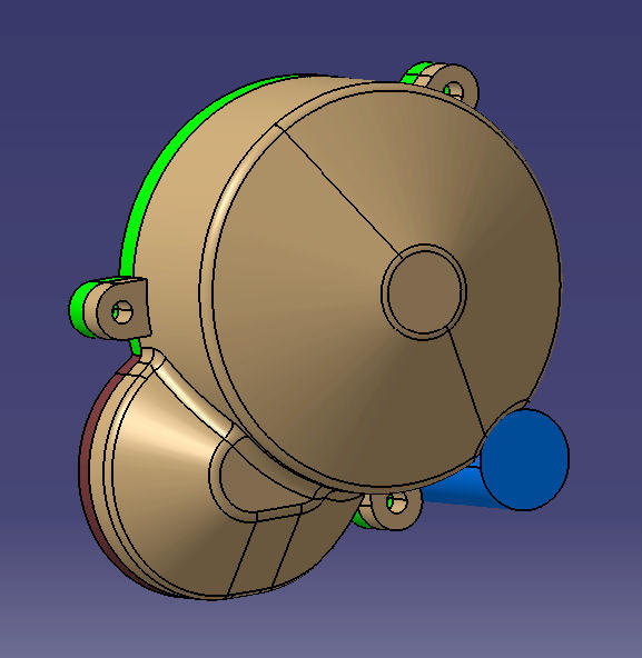 AX2 2 speed gearbox cover + servo mount by Woyta | Download free STL ...