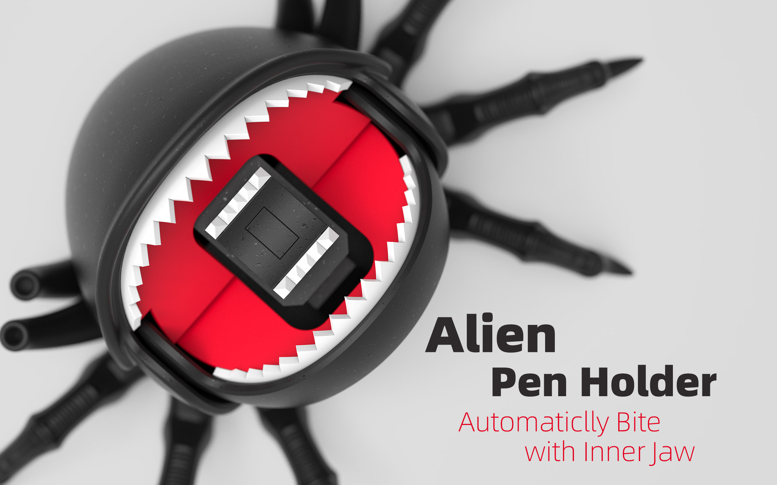 Alien Pen Holder by wuguigui | Download free STL model | Printables.com