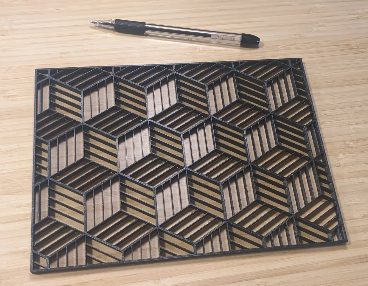Hexagonal Pattern Generator by Jose O | Download free STL model ...