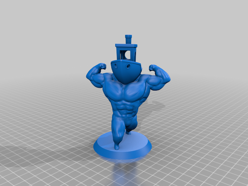 Buff Benchy - the ultra swole 3D printing torture-test od autora ...