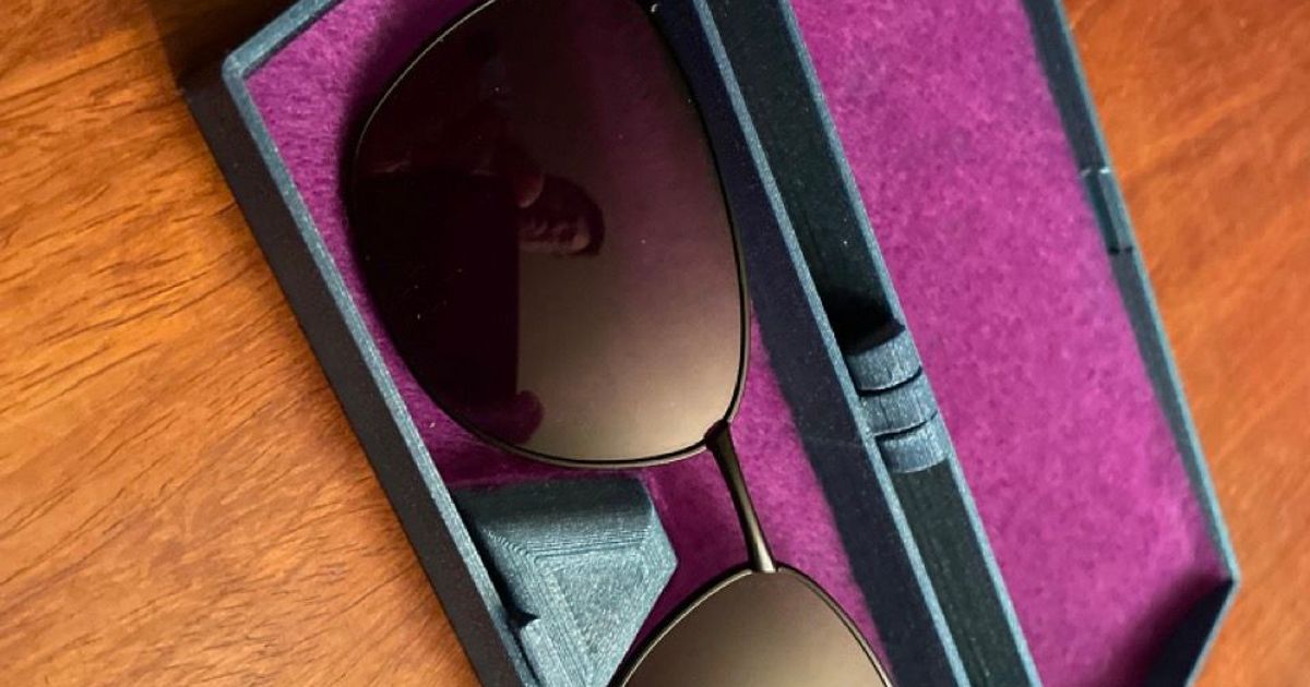 Slim Eyeglass Case By Kinematic Digit Download Free Stl Model