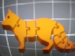 Flexible Fox by Adam Podstavek | Download free STL model | Printables.com