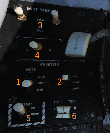 F-14 Tomcat Inlet Ramp Throttle Control Panel por DX6 | Descargar ...
