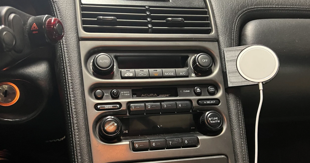 1991-2005 NSX Wedge MagSafe Phone Mount by tdiggity | Download free STL ...