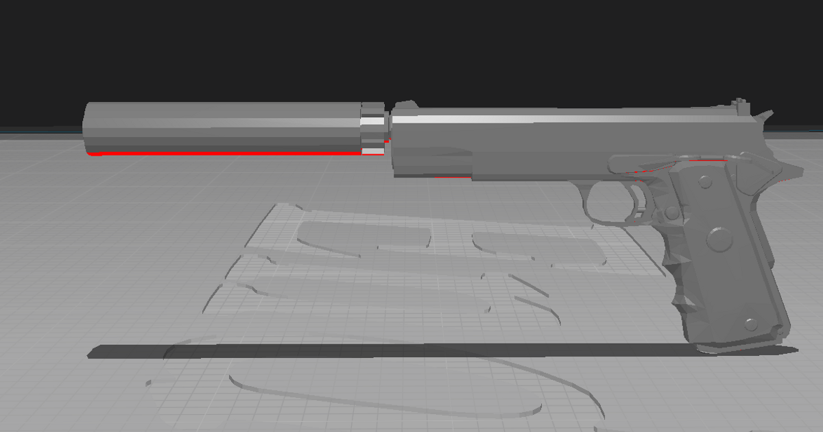 Hitman Hardballer For 1/144 Mecha Model Kits by God Of Why | Download ...