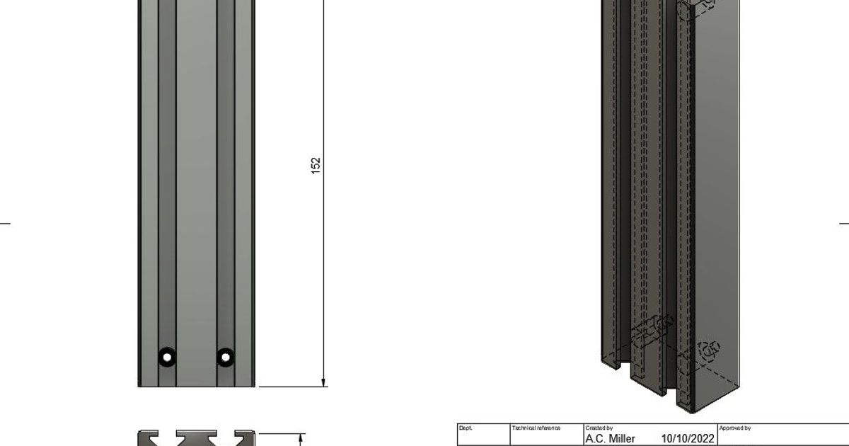 Lack V-Slot Rails by Andrew Miller | Download free STL model ...