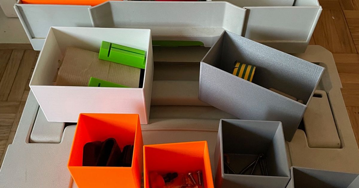 Festool Plastic containers Set for Sortaner SYS 4 TL-SORT/3 by DanielK ...